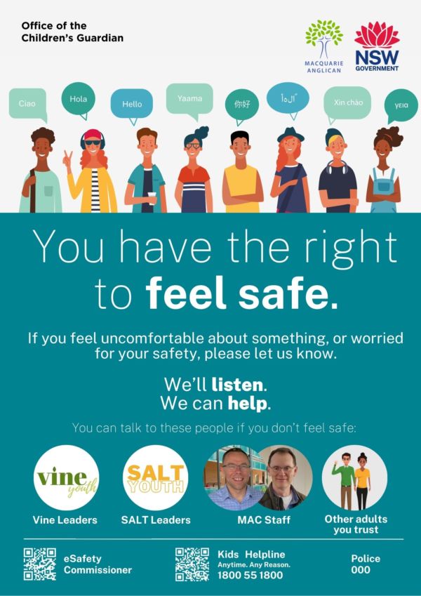 Child Safety – Macquarie Anglican